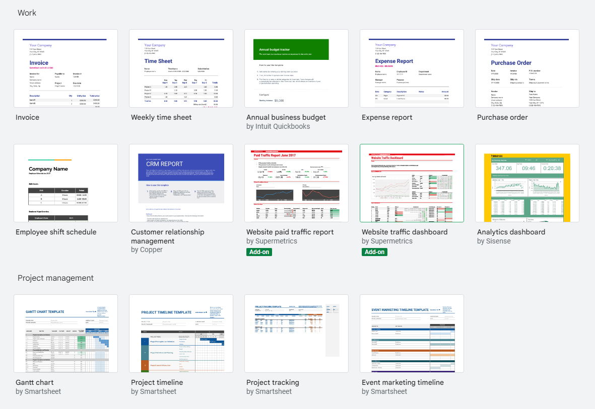 How to Find the Best Templates for Google Sheets