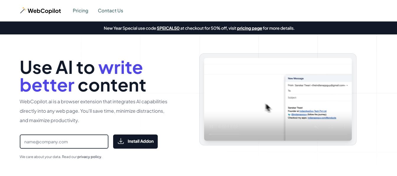 WebCopilot.ai - Find the Best AI Tools and Apps, Including ChatGPT GPT's